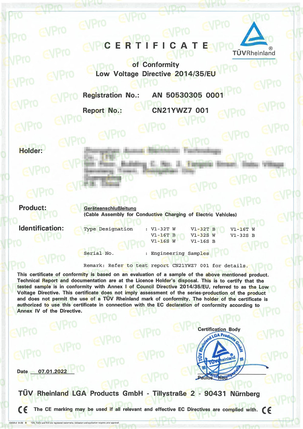 EVPro丨Product（852）3591 1904